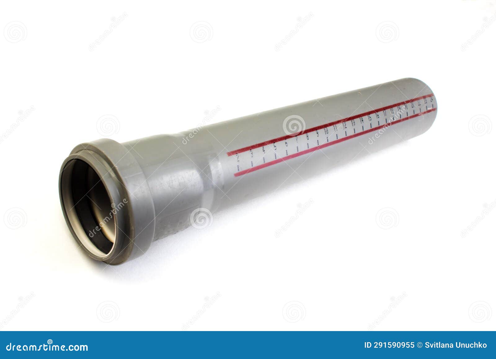 Assorted PVC Sewage Pipe Fittings Shot on White. Top View Stock Image ...