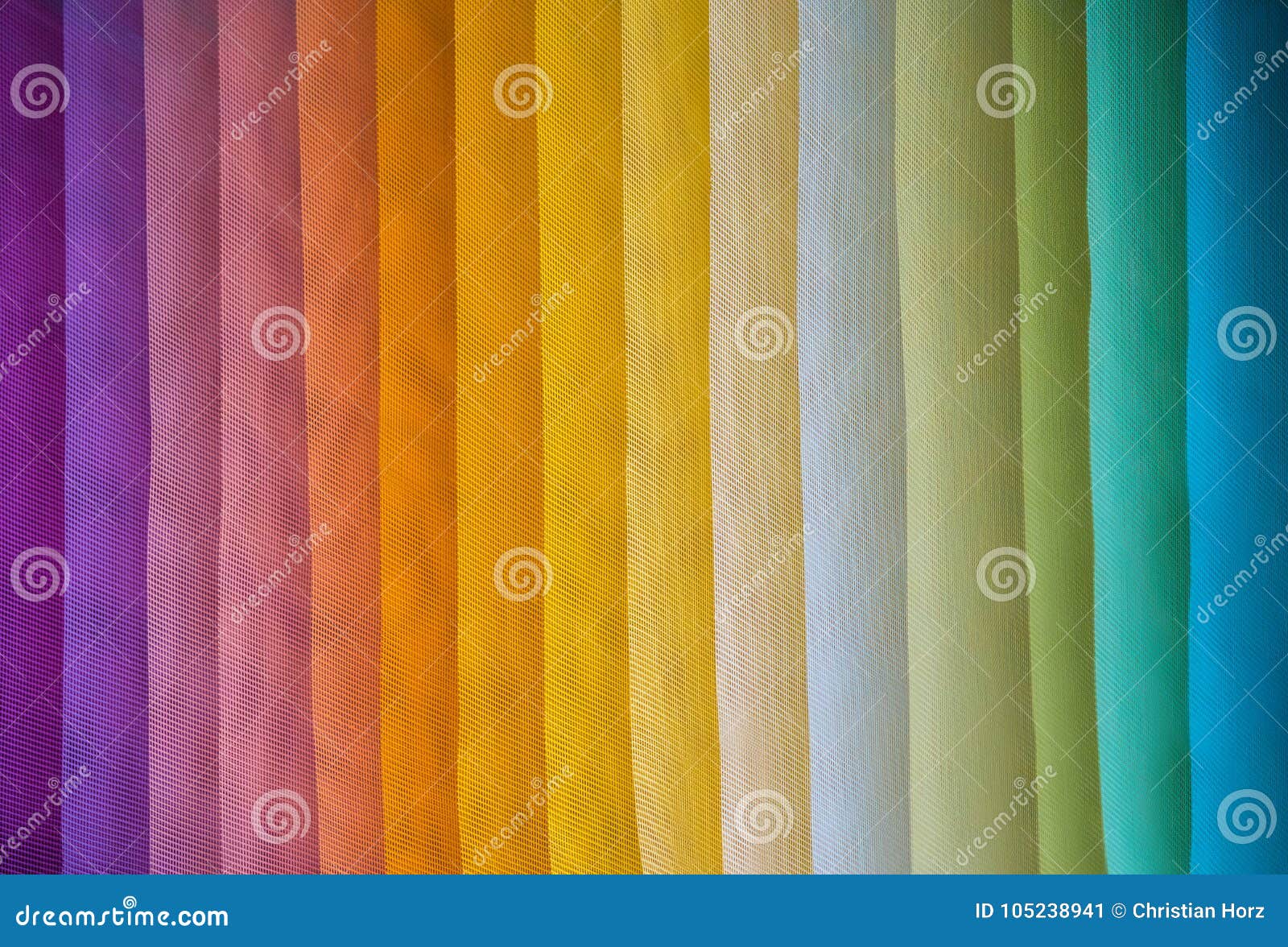 Assorted Rainbow Colored Fabrics Stock Image - Image of craft ...
