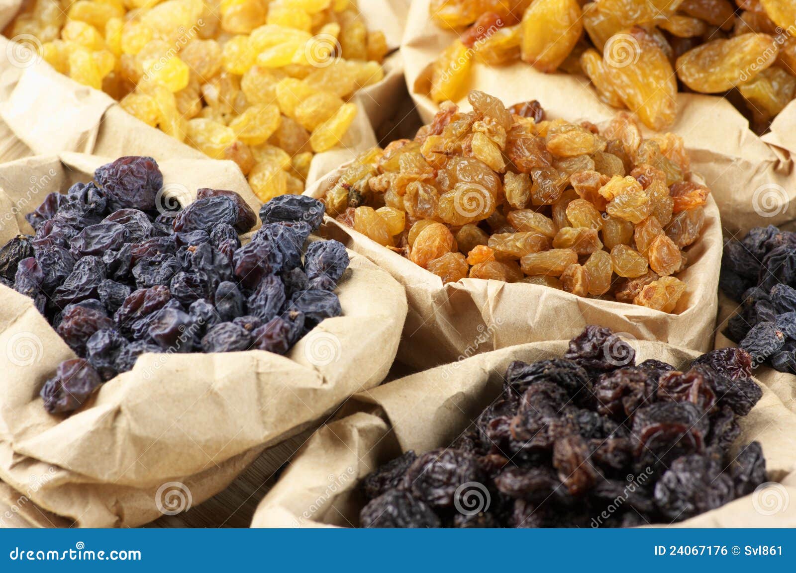Assorted raisins stock photo. Image of grape, frame, pile - 24067176