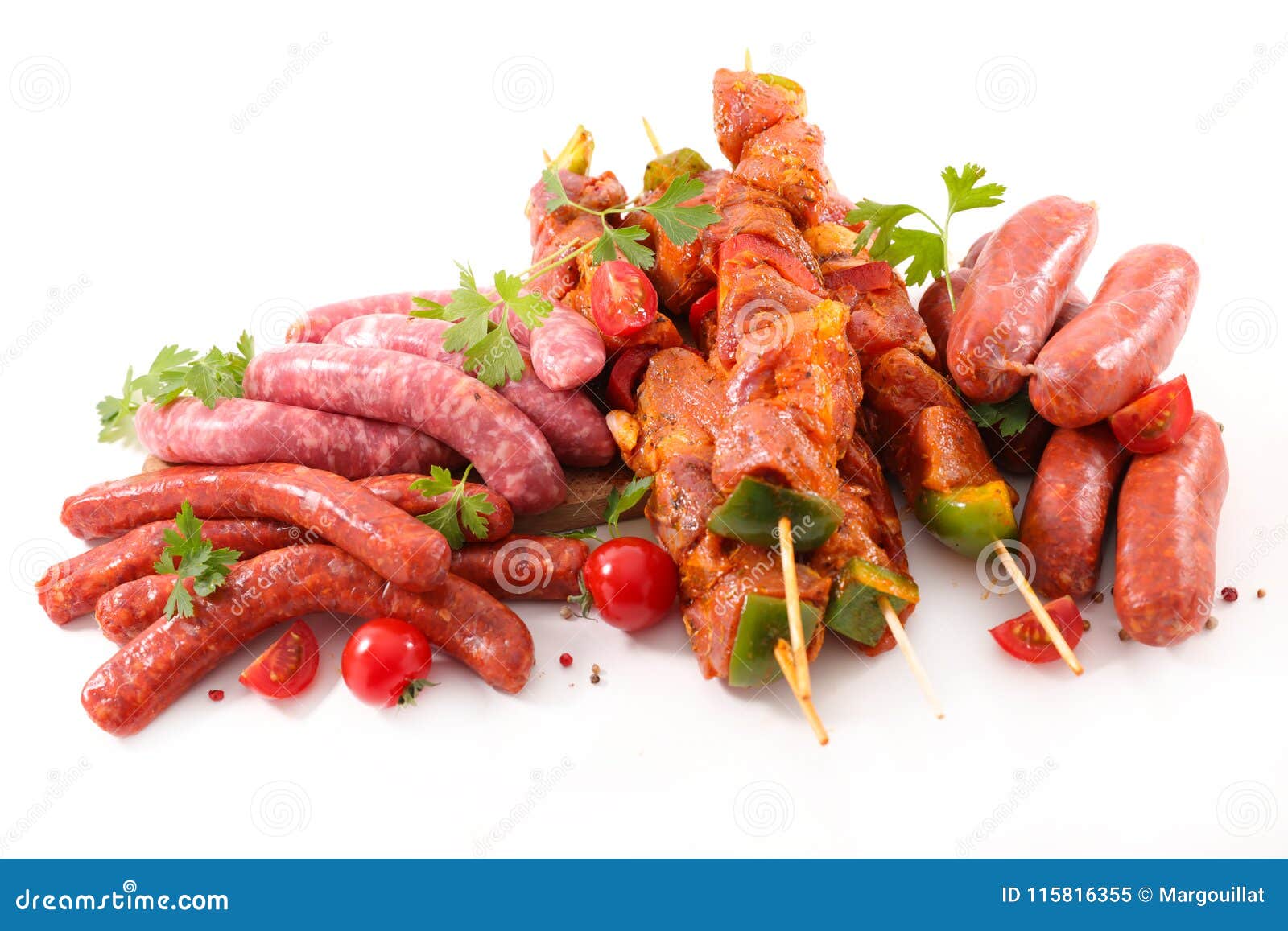 Assorted raw meat stock image. Image of meal, assortment - 115816355