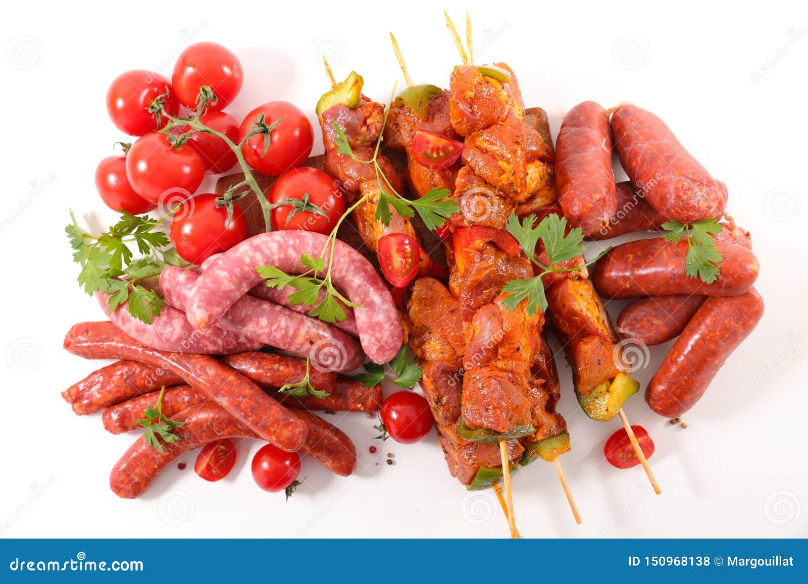 Assorted Raw Meats for Barbecue Stock Photo - Image of barbecue ...