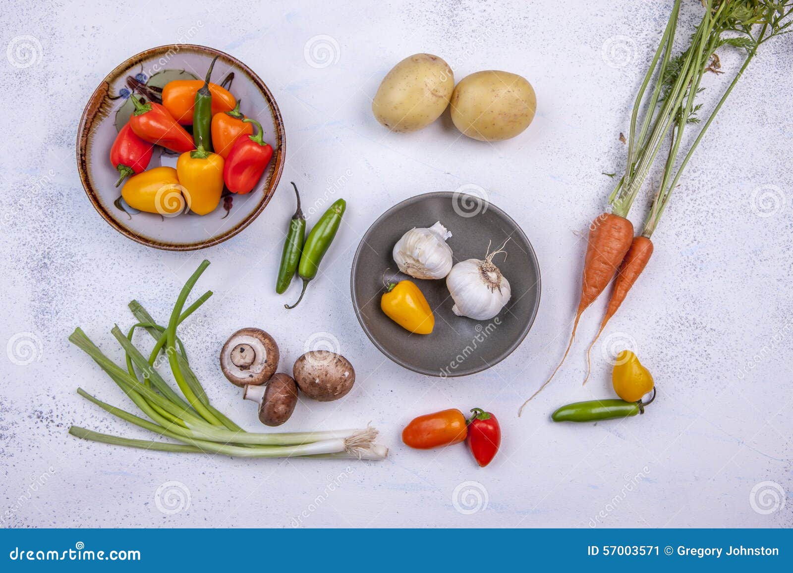 Assorted raw veggies. stock image. Image of background - 57003571