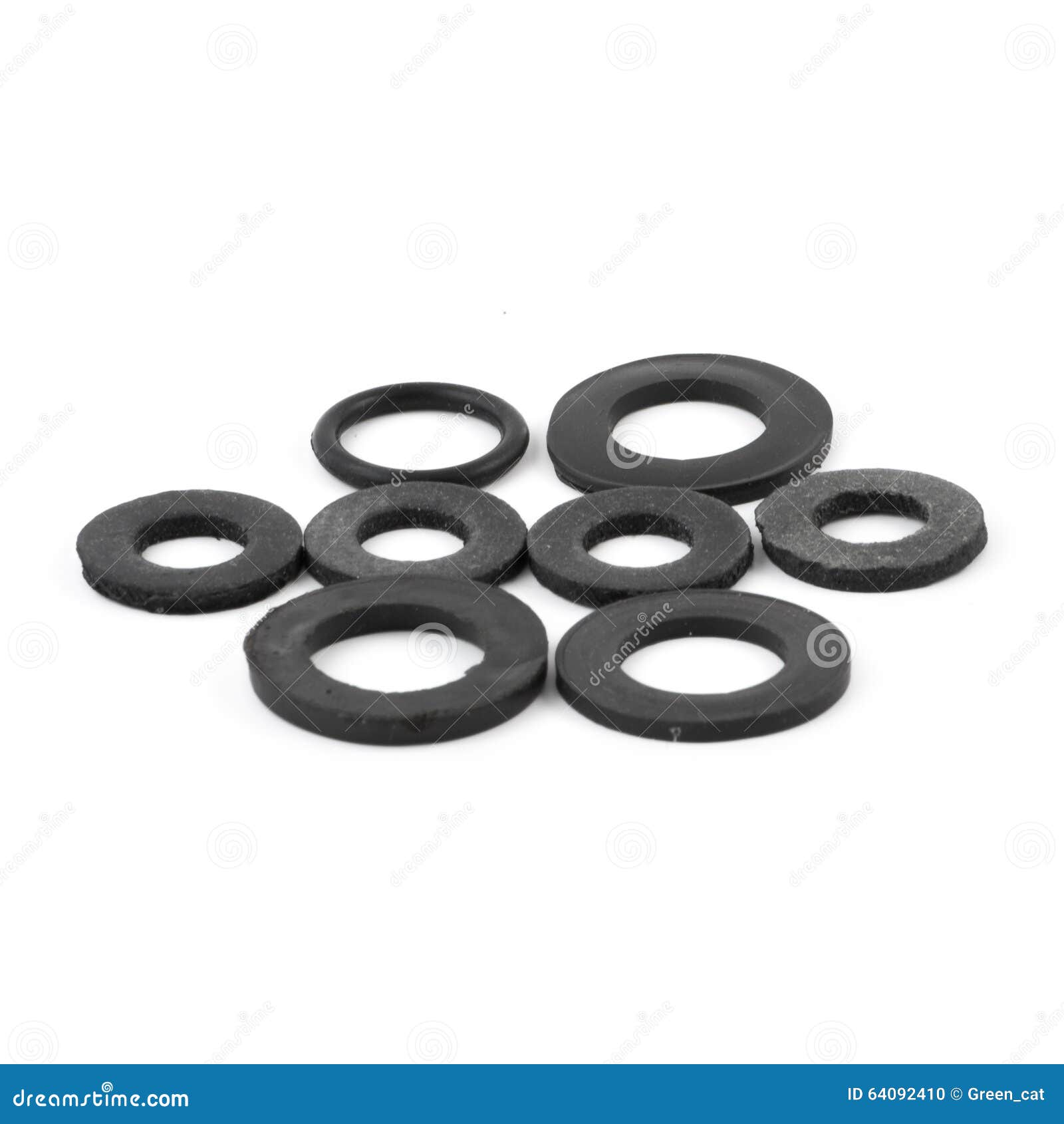 Assorted Rubber O Rings, Isolated Stock Photo - Image of group ...