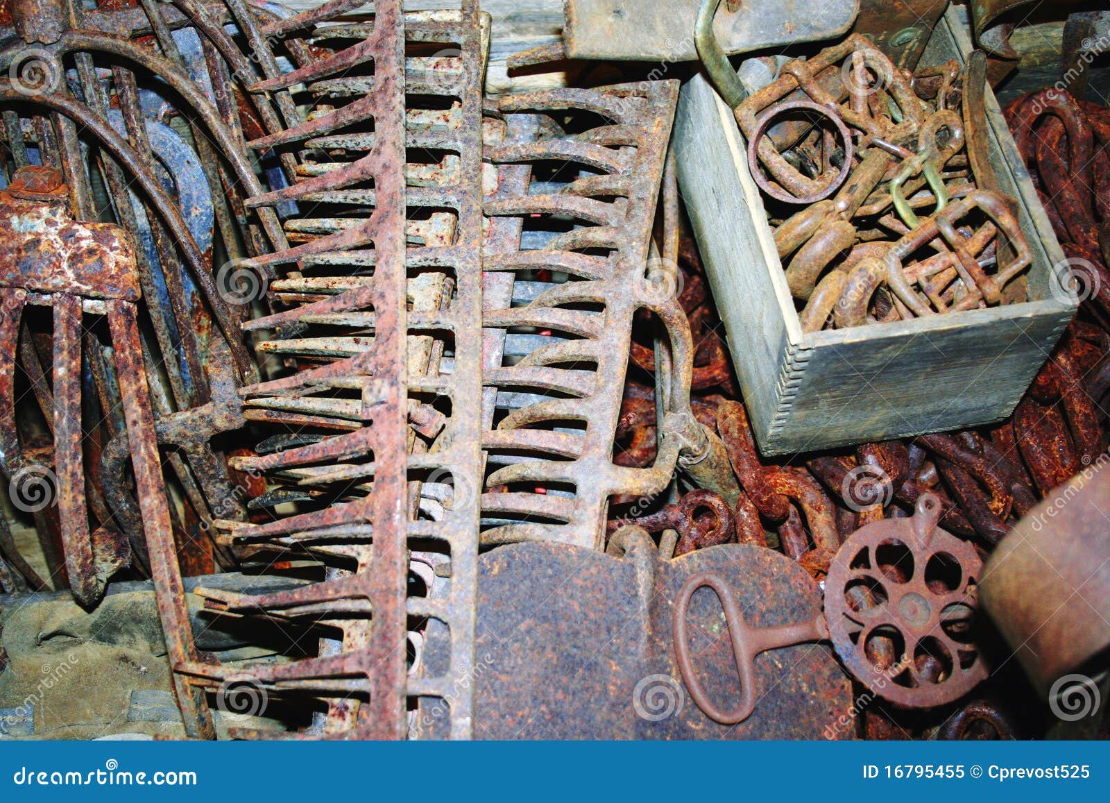 Assorted rusted tools stock image. Image of barn, carpenter - 16795455