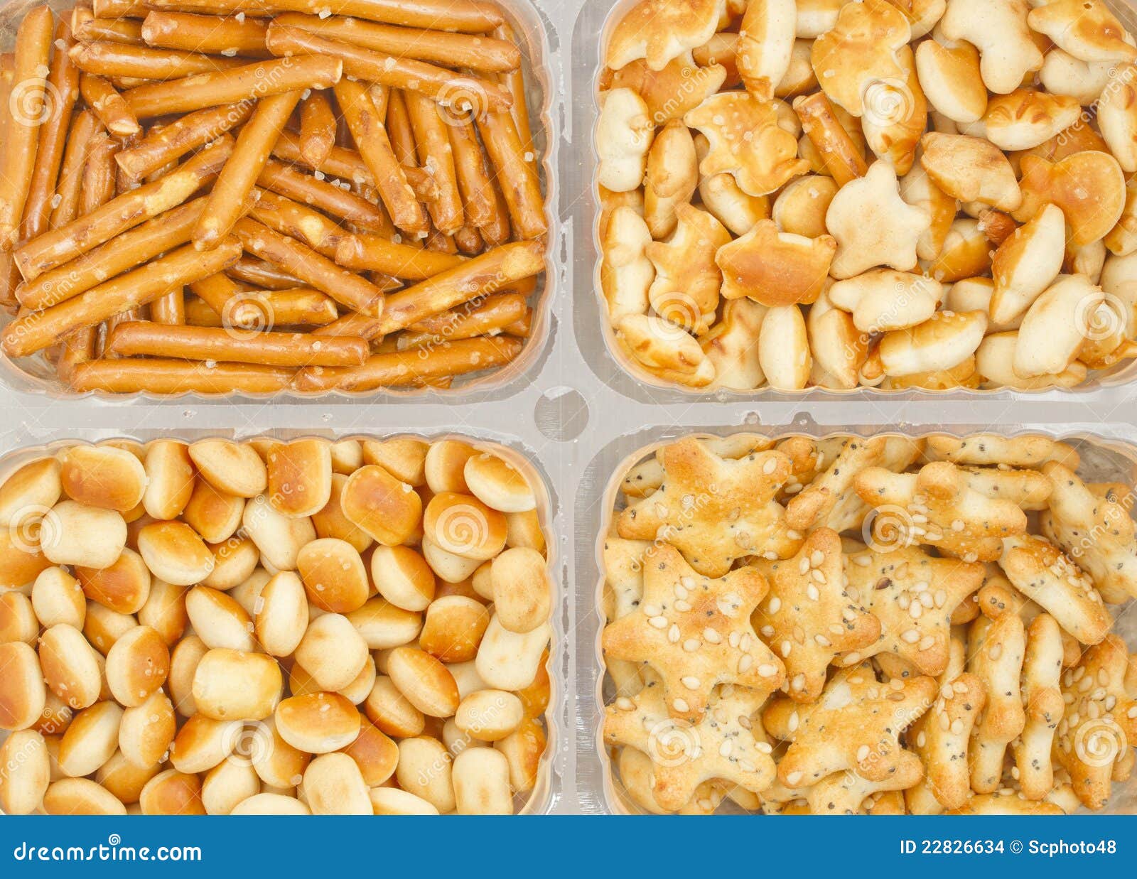 Assorted salted snacks stock photo. Image of junk, appetizer - 22826634