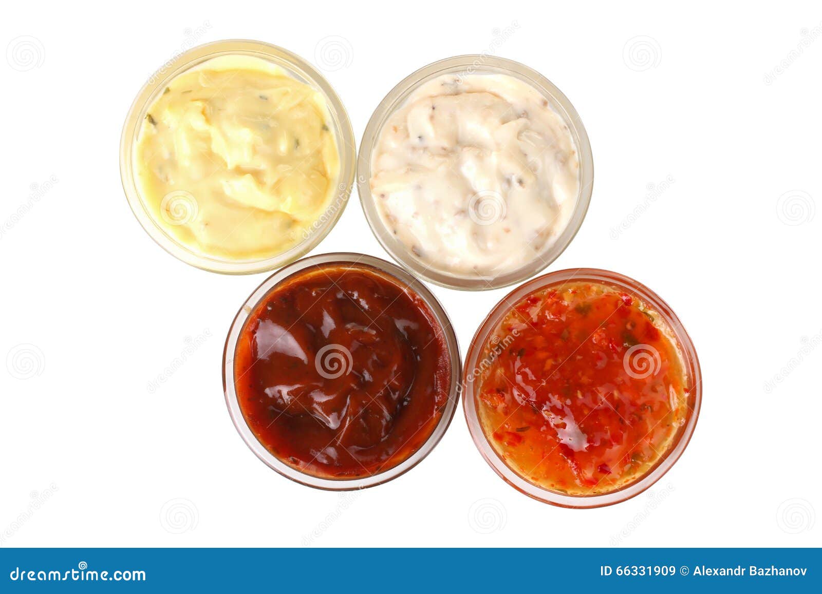Assorted sauces stock image. Image of gourmet, appetizing - 66331909