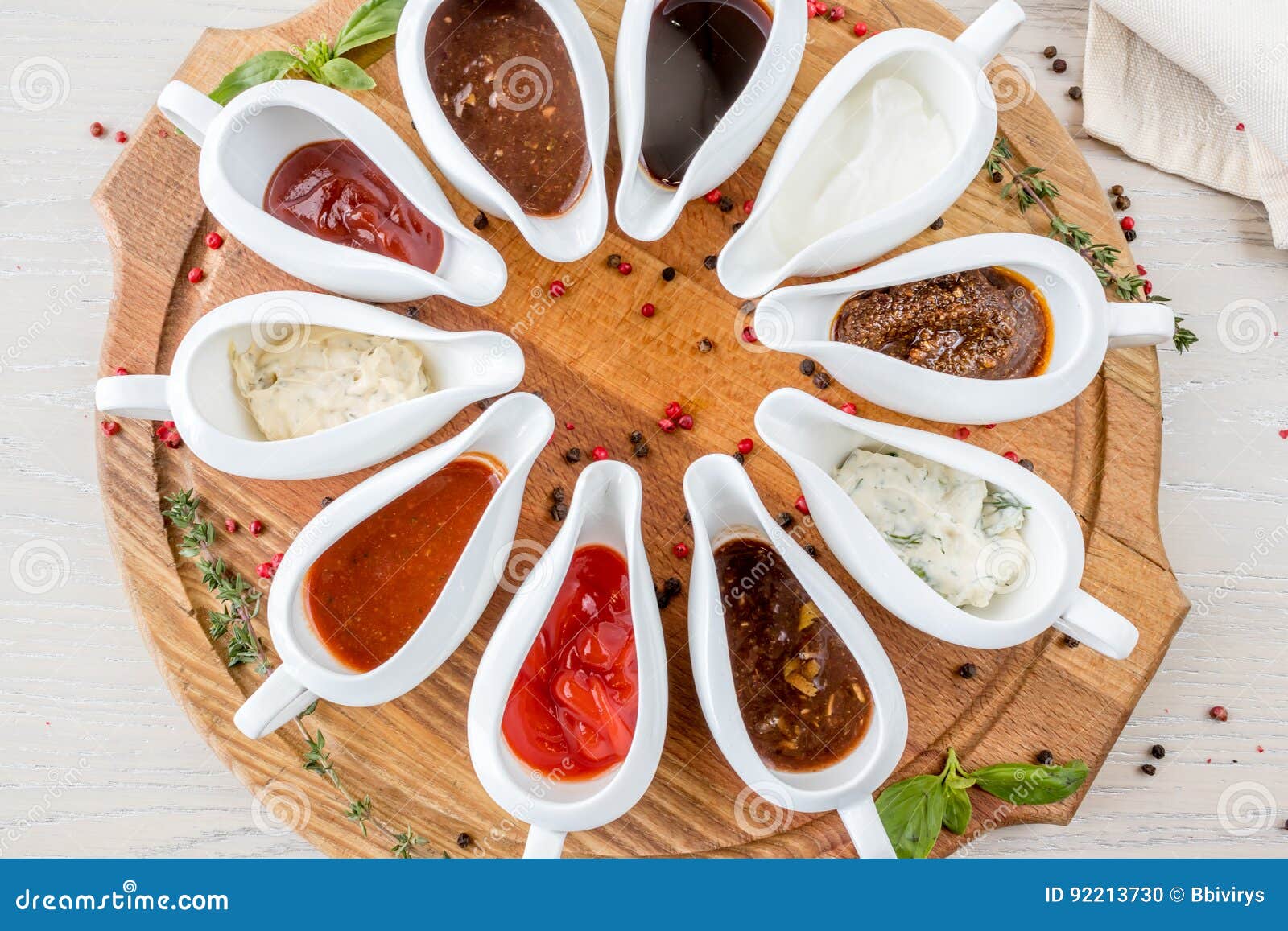 Assorted Sauces stock photo. Image of heady, eastern - 92213730