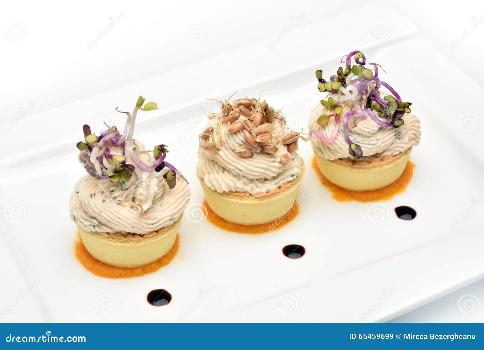 Assorted Savoury Holiday Snacks on Plate Stock Image - Image of filled ...