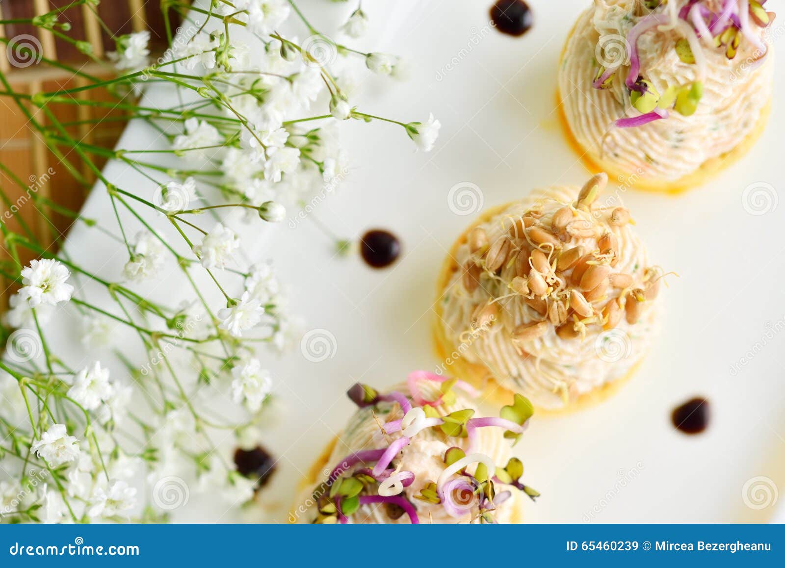 Assorted Savoury Holiday Snacks on Plate Stock Image - Image of chutney ...
