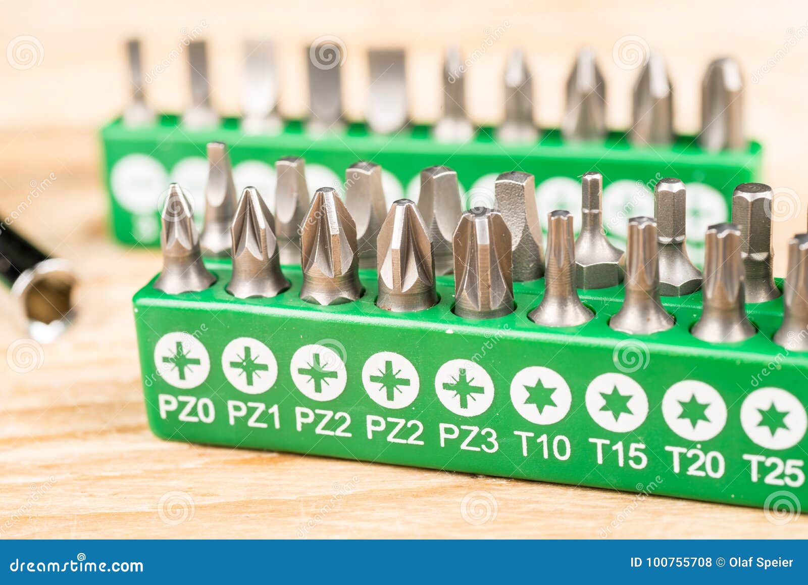 Assorted Screwdriver Insert Tips Stock Photo - Image of iron, allen ...