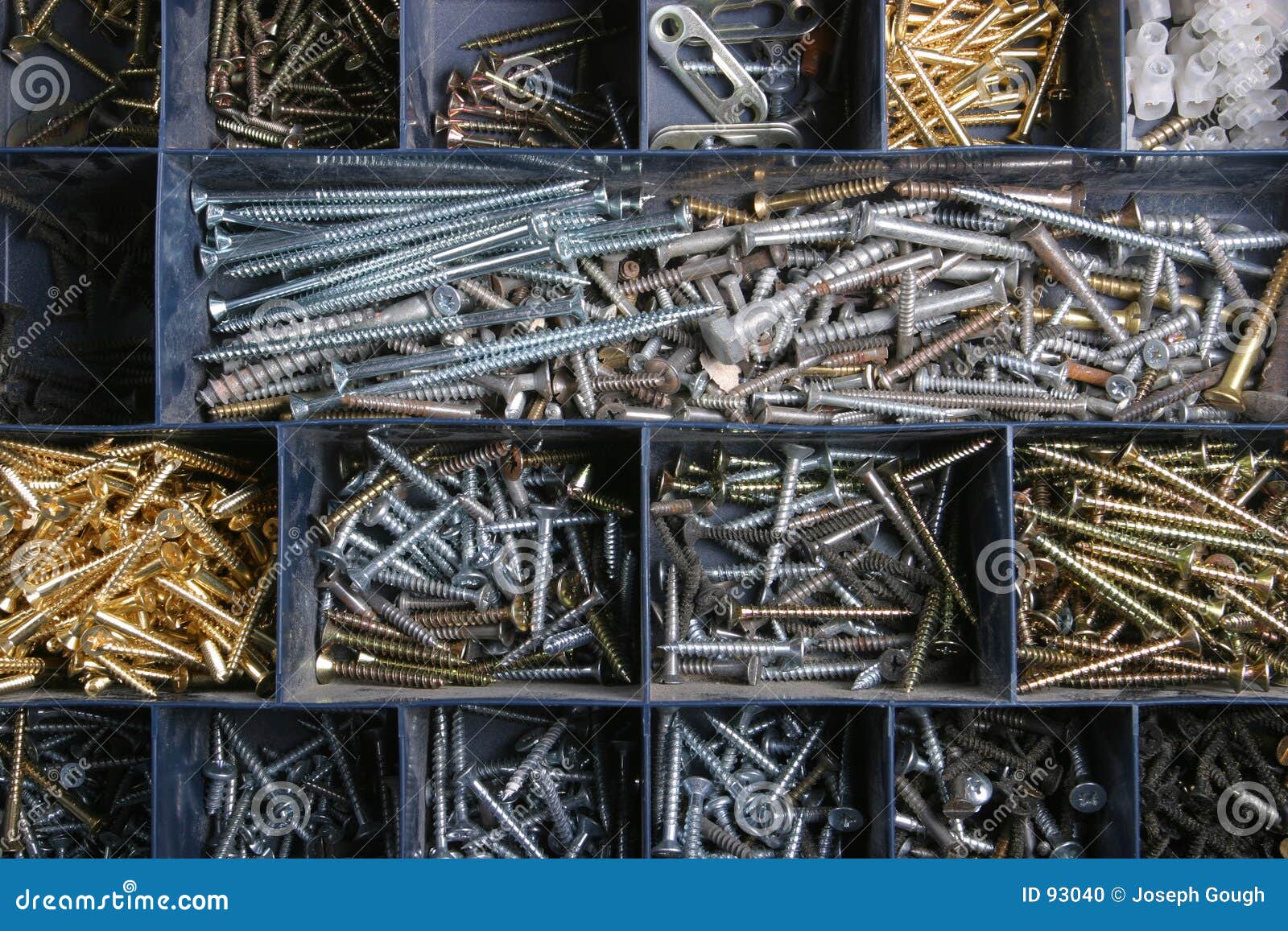 Assorted Screws stock photo. Image of wood, tools, assortment - 93040