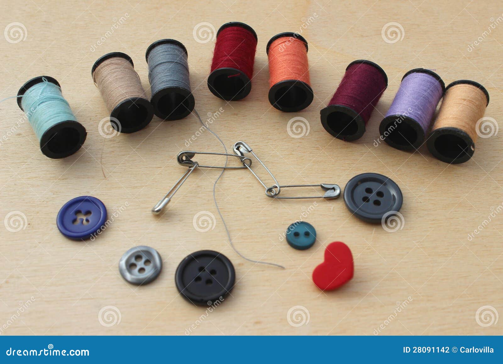 Assorted sewing stock photo. Image of housework, variety - 28091142