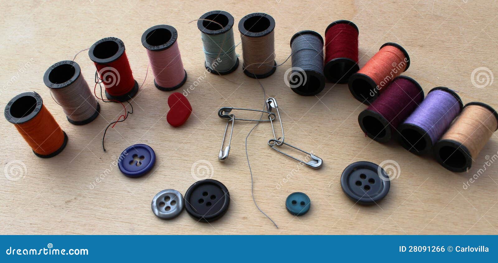 Assorted sewing stock photo. Image of sewing, group, assorted - 28091266