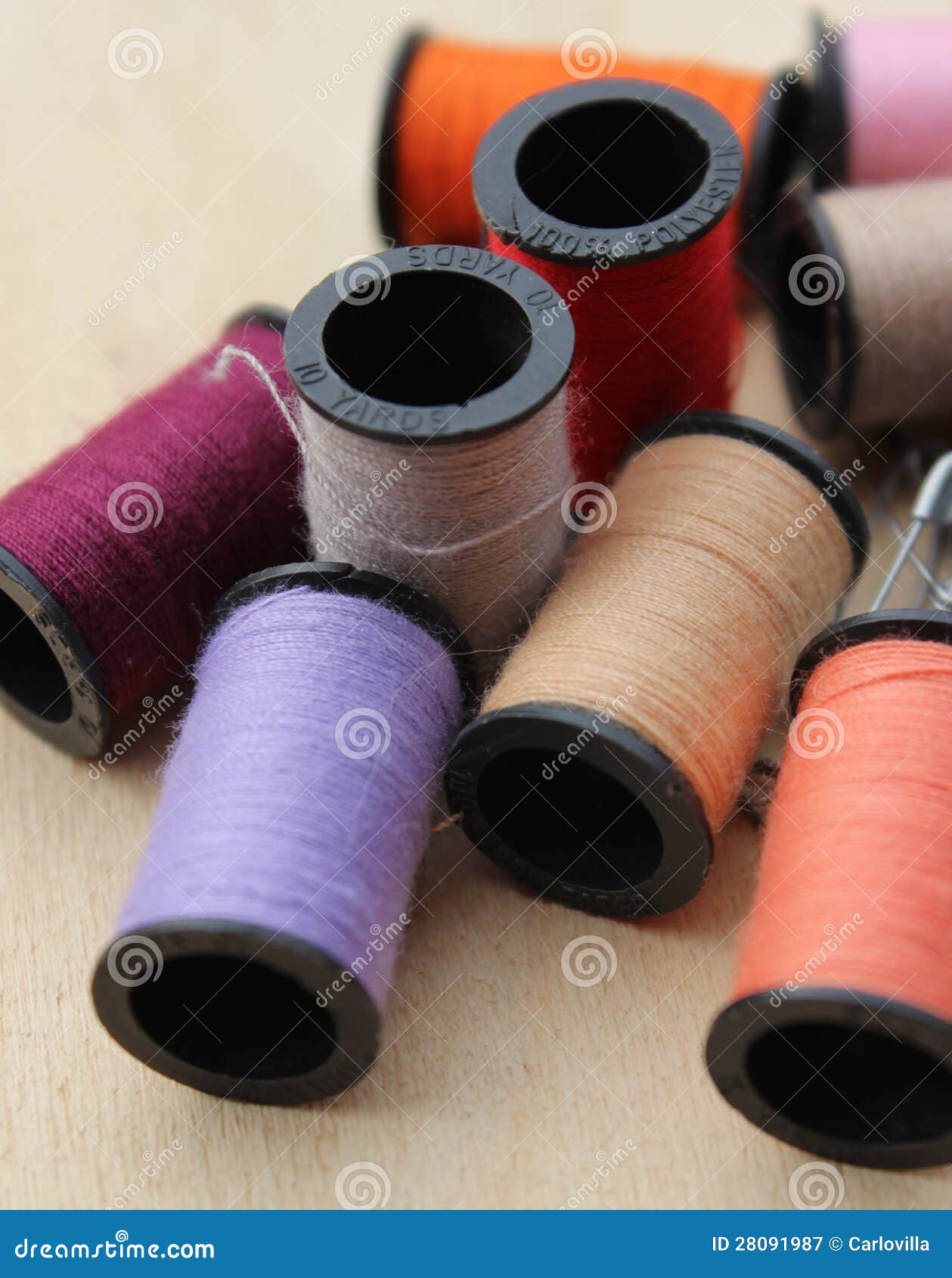 Assorted sewing stock image. Image of thread, assorted - 28091987