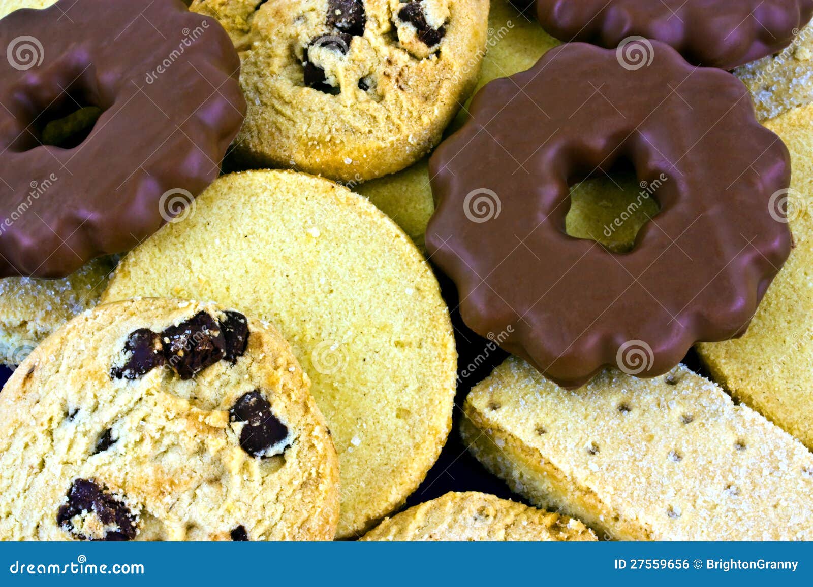 Assorted shortbread stock photo. Image of cookies, assorted - 27559656