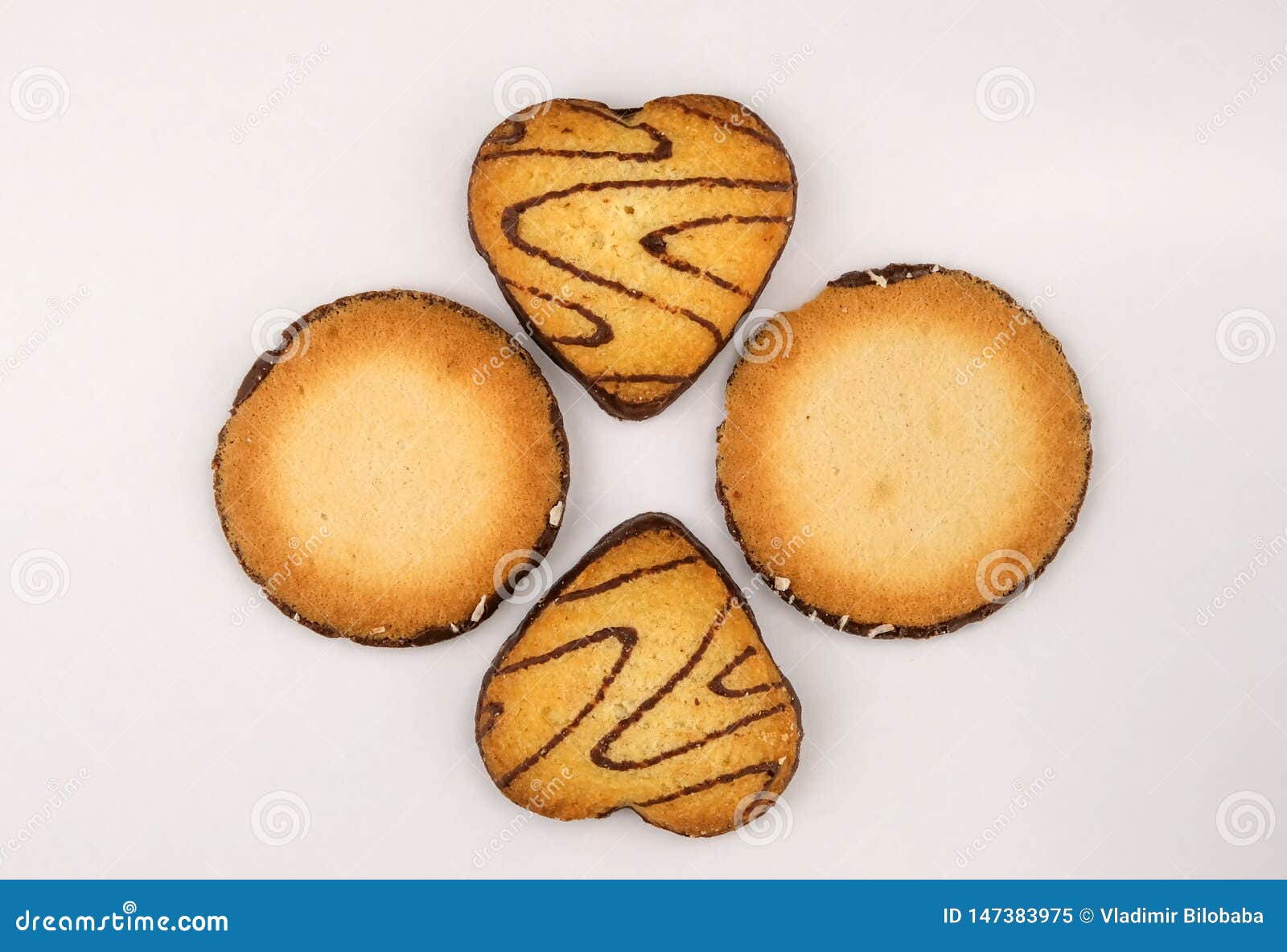 Assorted Shortbread Dough Biscuits Stock Image - Image of cooking ...