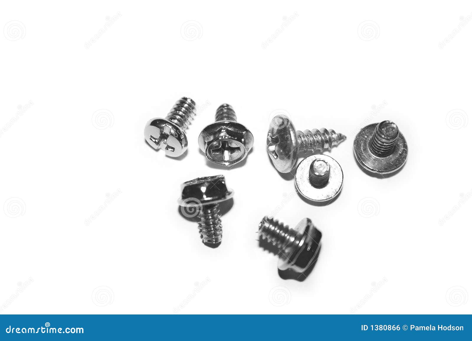 Assorted small screws stock photo. Image of metal, bolts - 1380866
