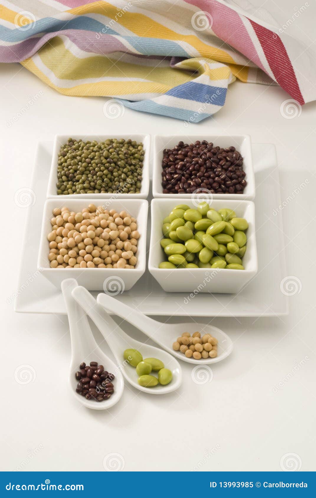 Assorted soy beans. stock image. Image of soybeans, dried - 13993985
