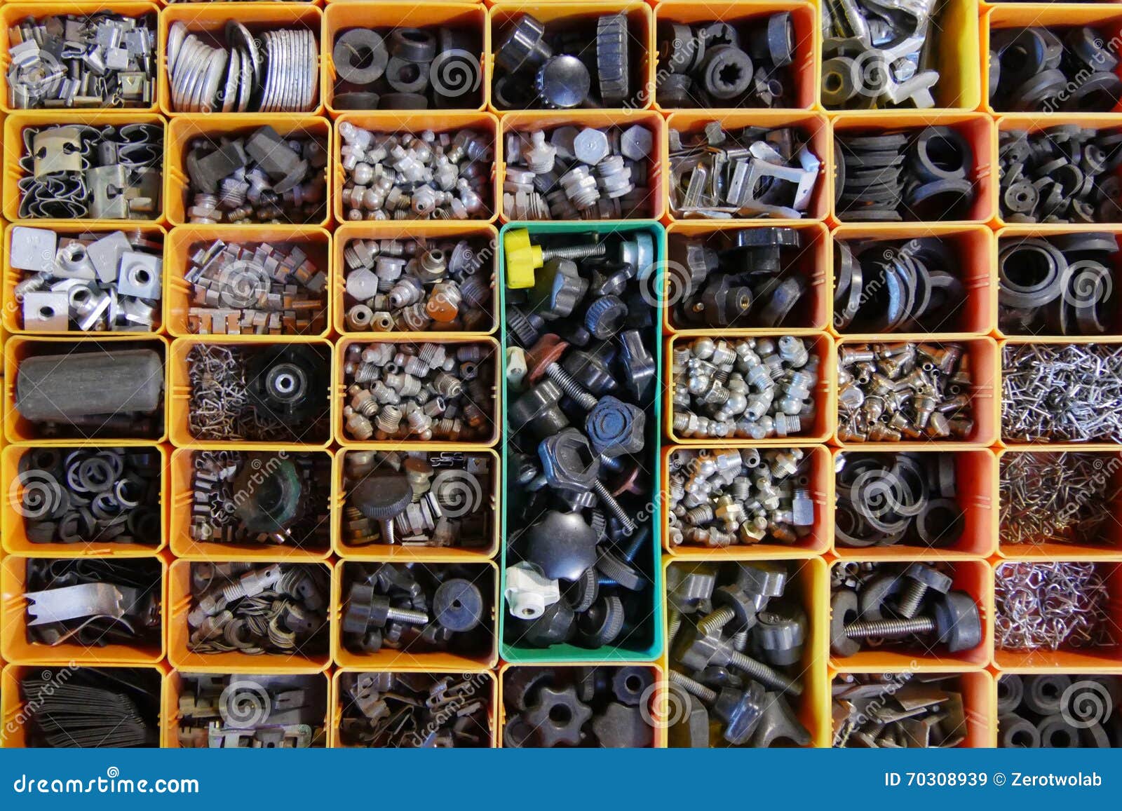 Assorted spare parts stock image. Image of aluminum, head - 70308939