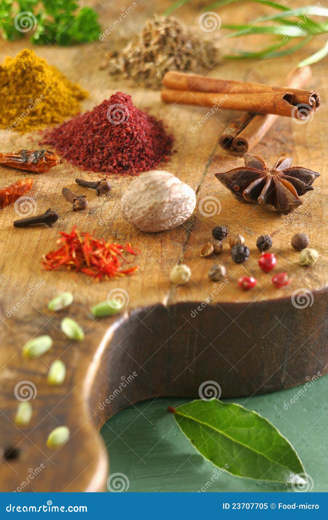 Assorted spices stock image. Image of clove, selective - 23707705