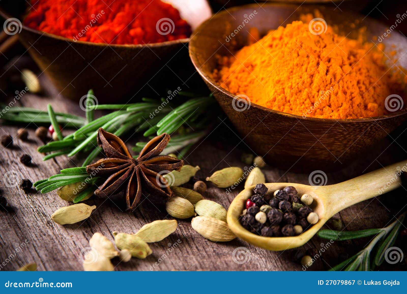 Assorted spices stock image. Image of coriander, healthy - 27079867
