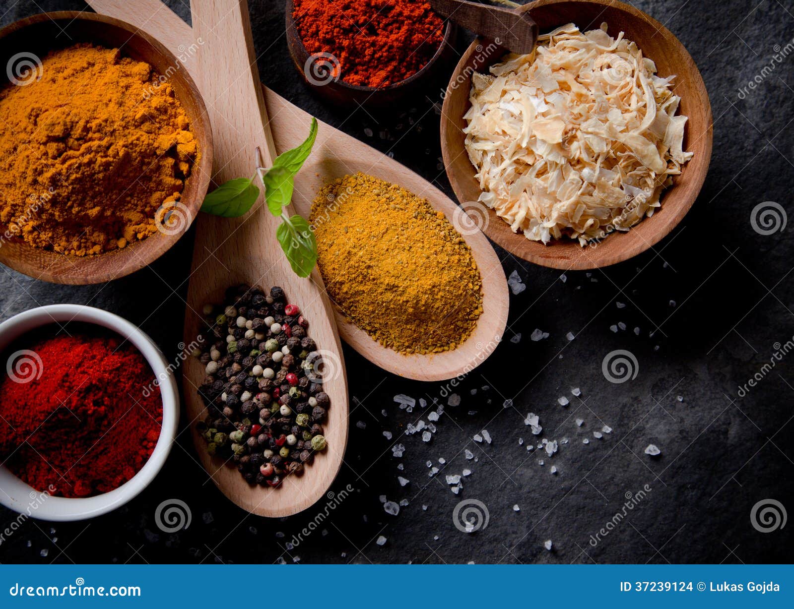 Assorted spices stock photo. Image of cuisine, food, recipe - 37239124