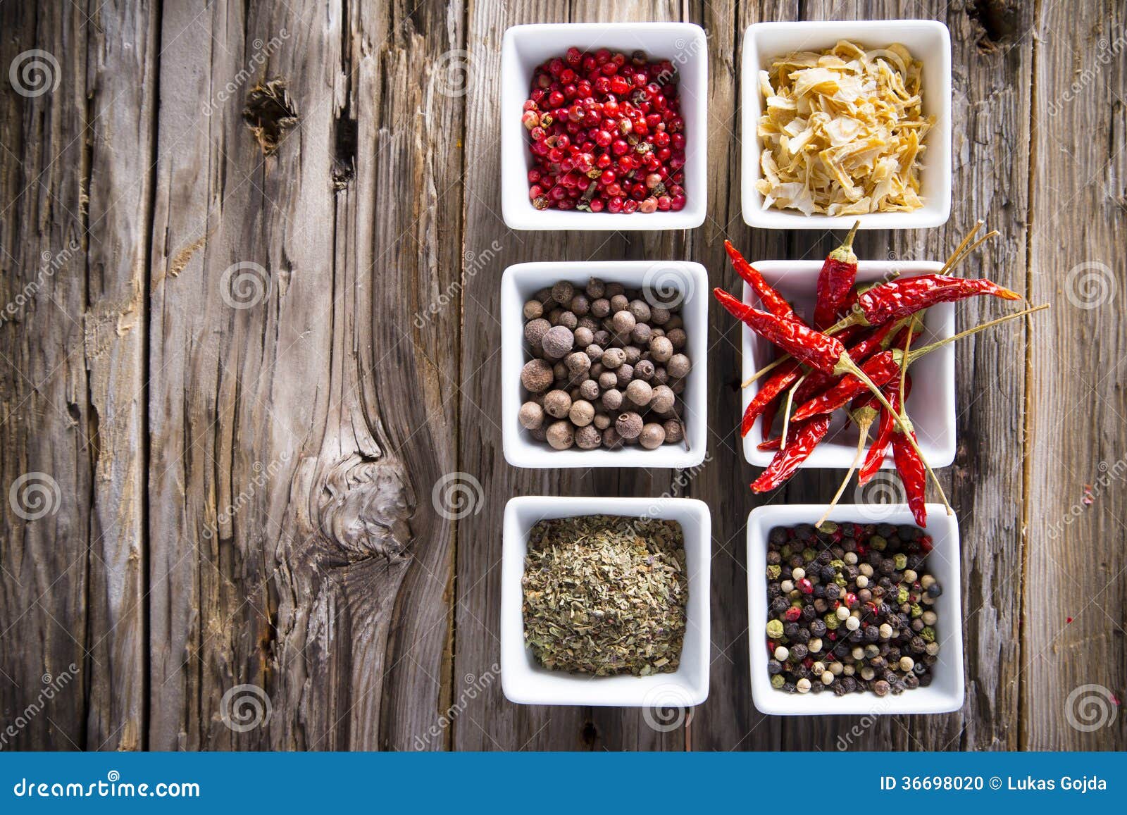 Assorted spices stock photo. Image of badian, oriental - 36698020