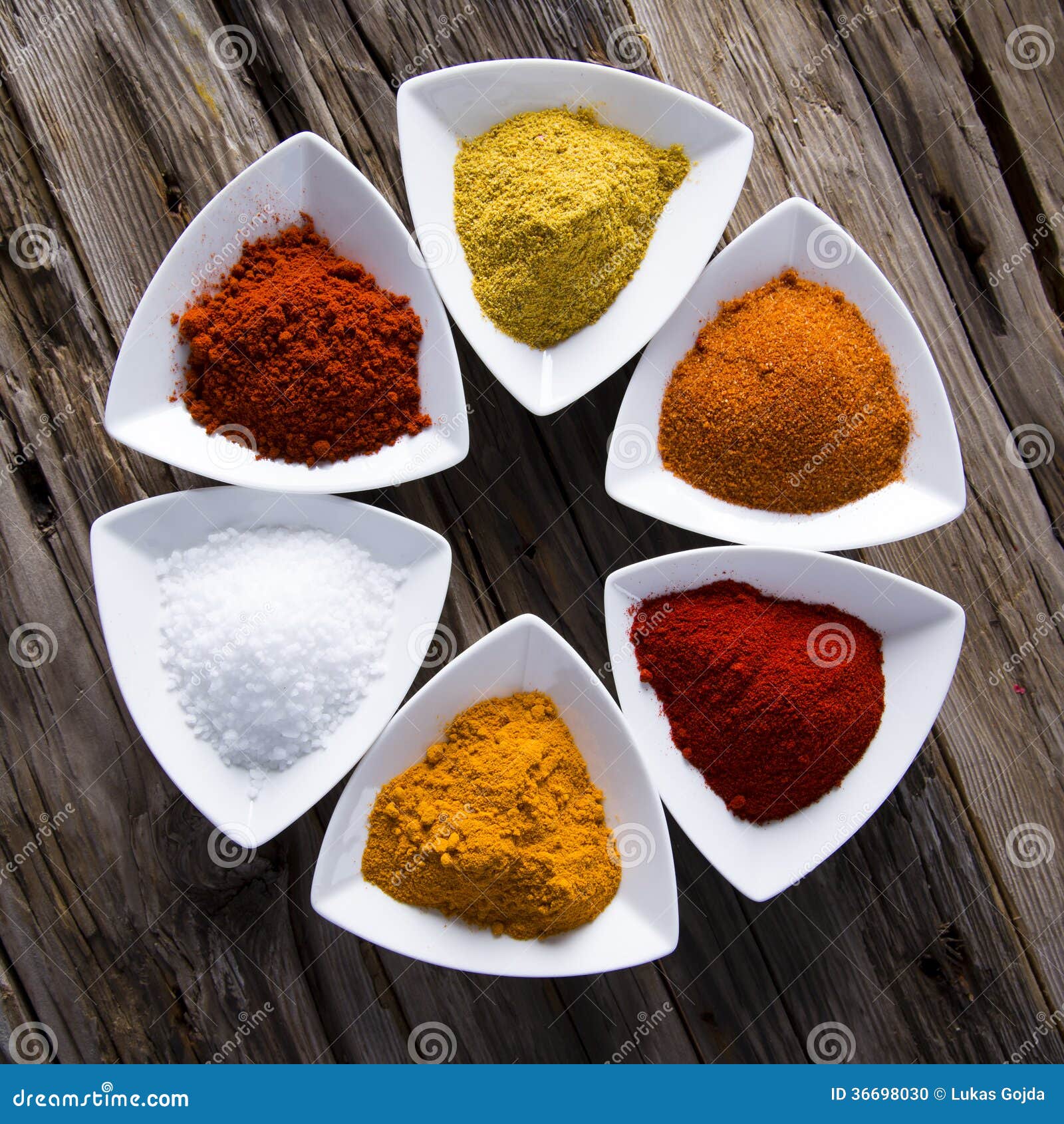 Assorted spices stock photo. Image of allspice, wood - 36698030