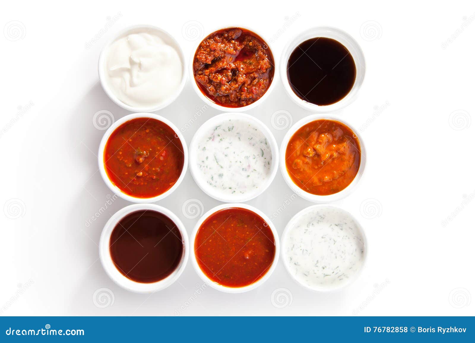 Assorted Spicy Sauces stock photo. Image of condiment - 76782858