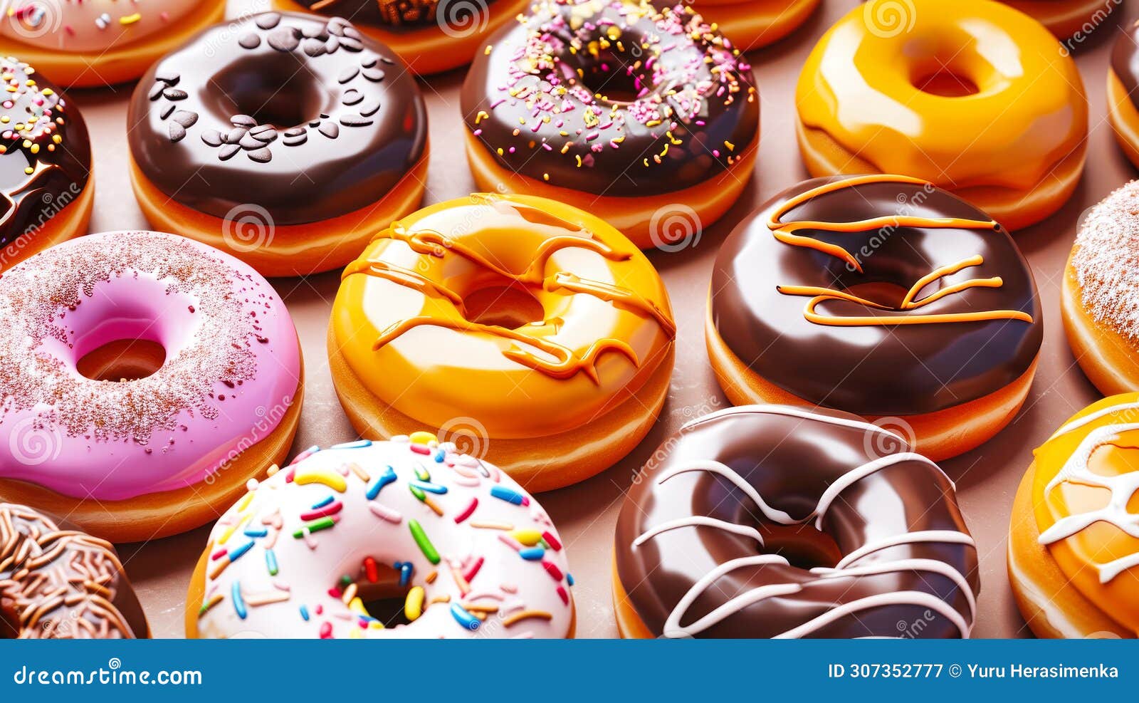 Assorted Sprinkle Donuts Packed In A Box Royalty-Free Stock Photography ...