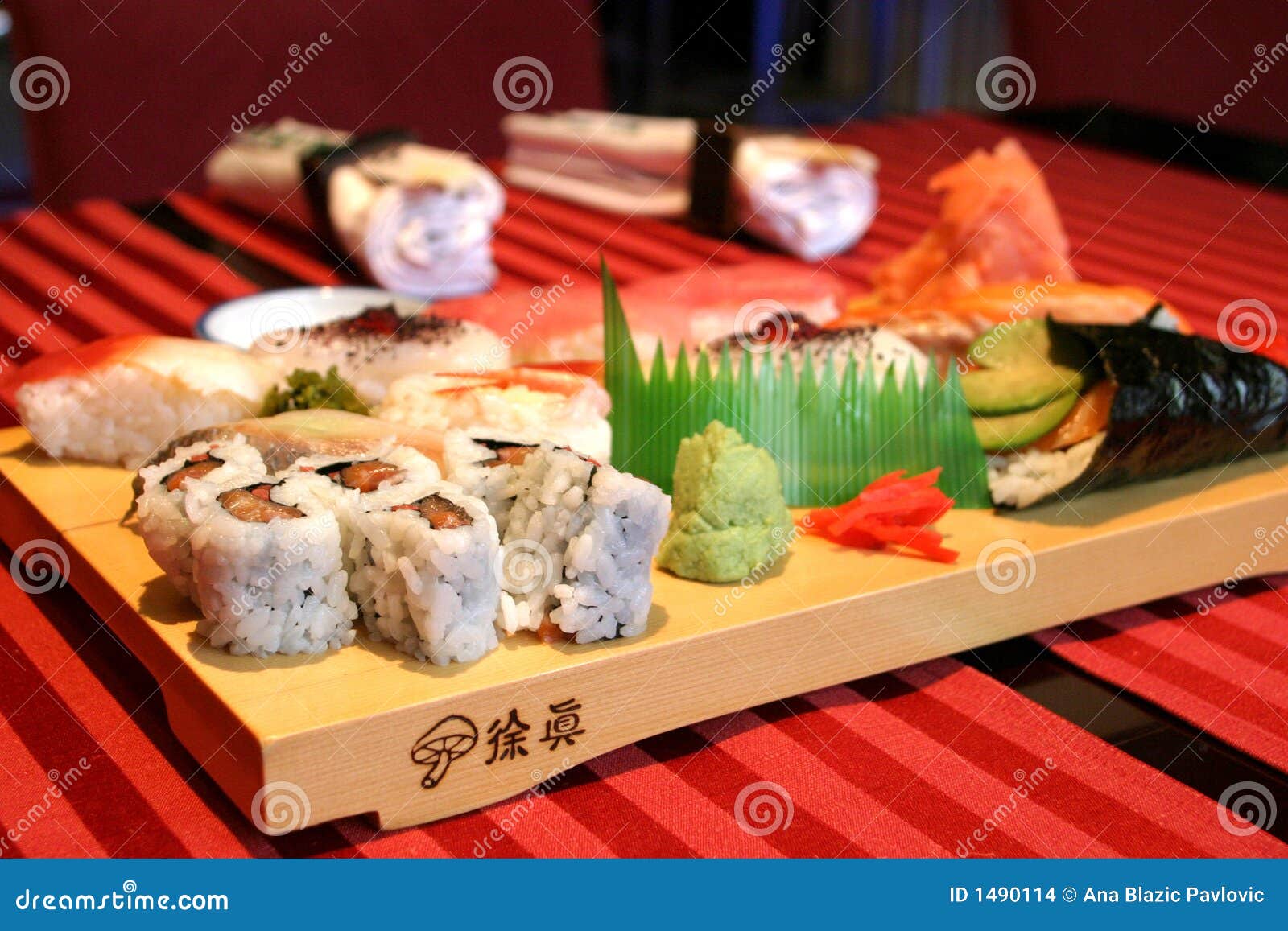 Assorted sushi stock photo. Image of food, dinner, delicious - 1490114