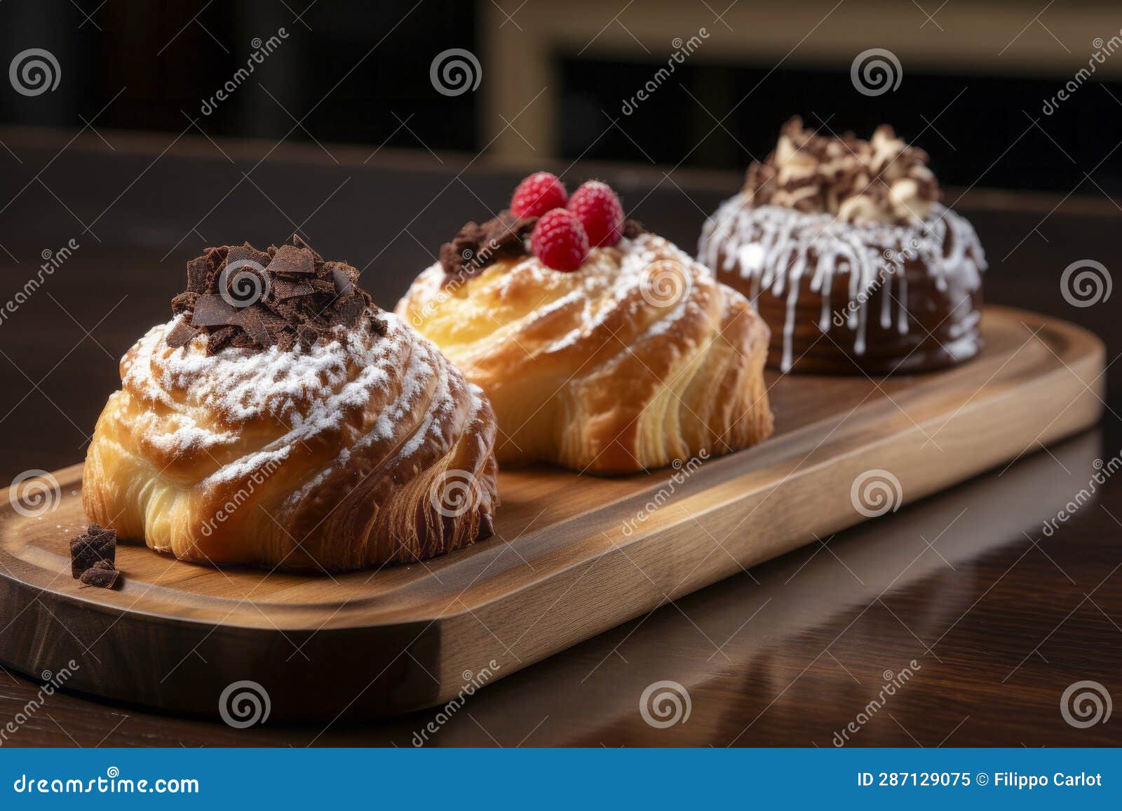 Assorted Sweet Pastries Food Composition Stock Image - Image of ...