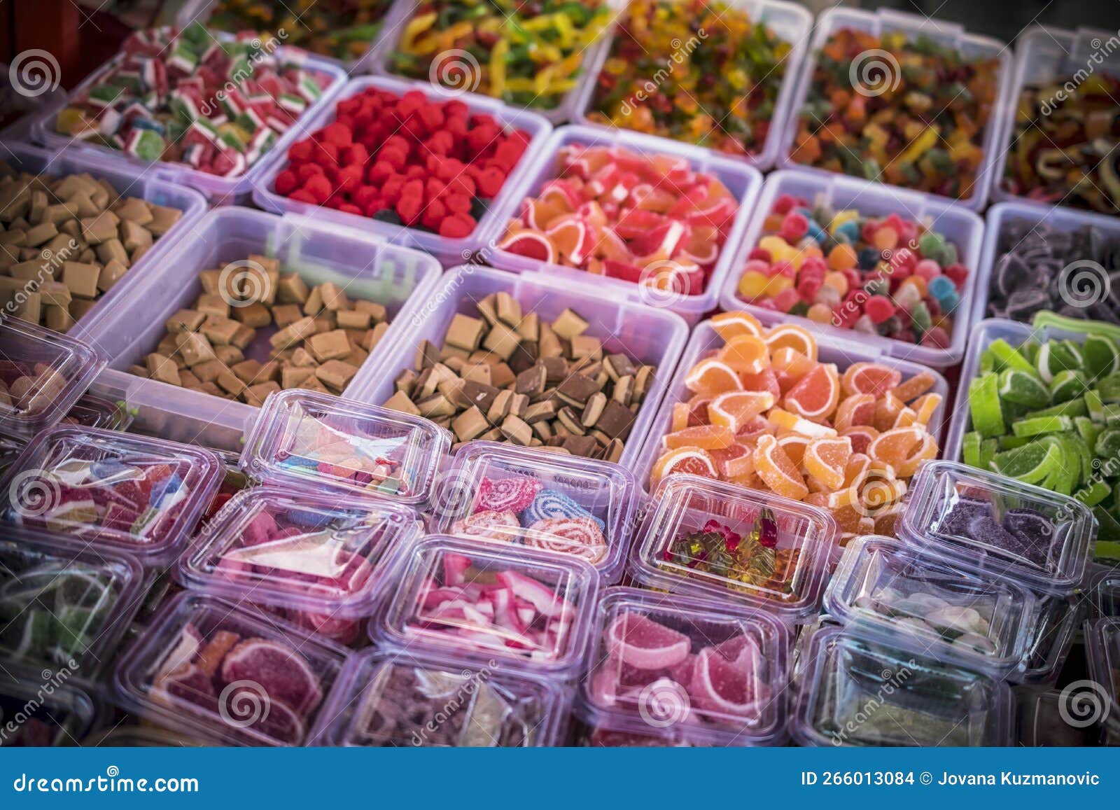 Assorted Sweets at the Marketplace Stock Photo - Image of joyful ...