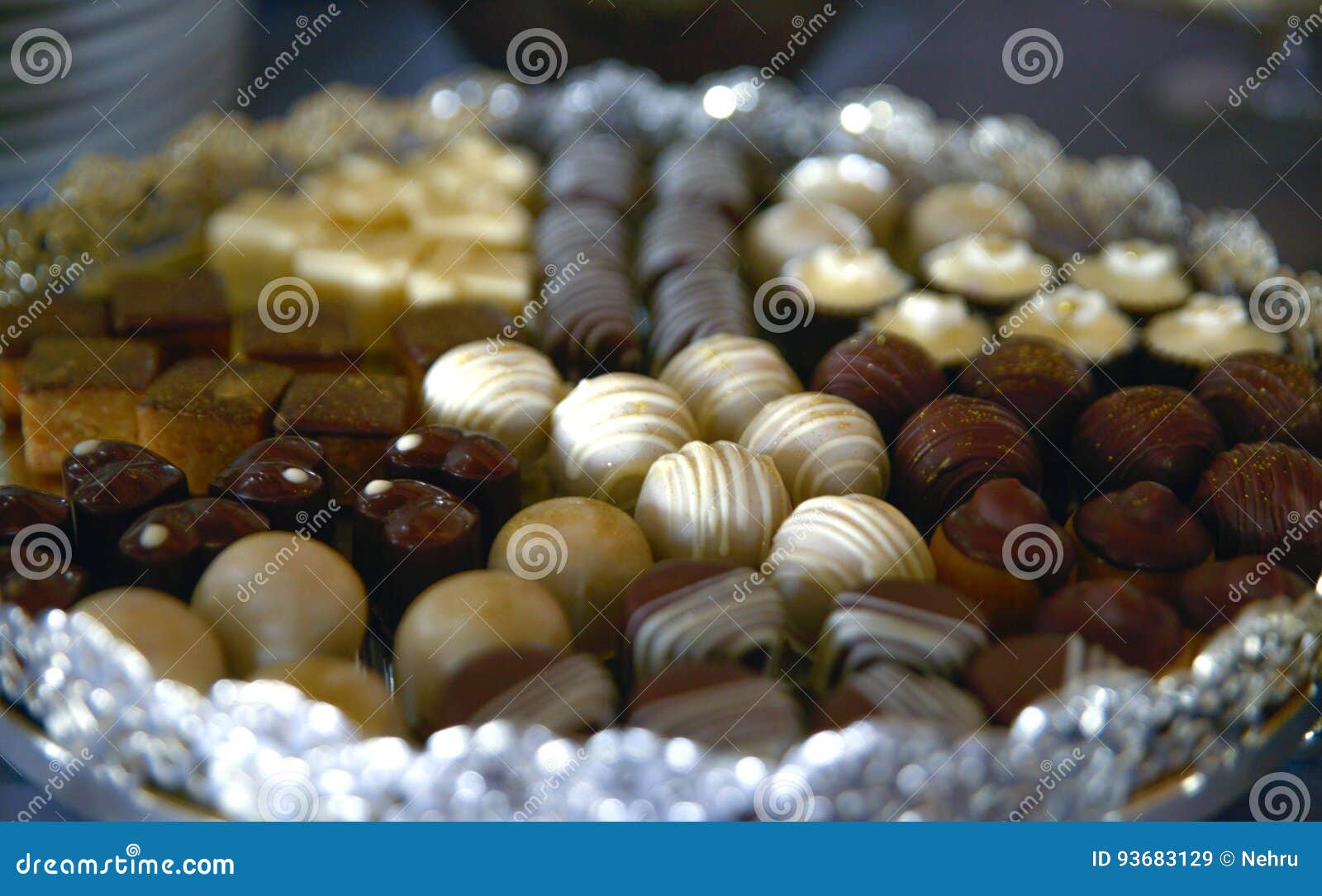 Assorted Sweets on Party Table Stock Image - Image of ising, cakes ...