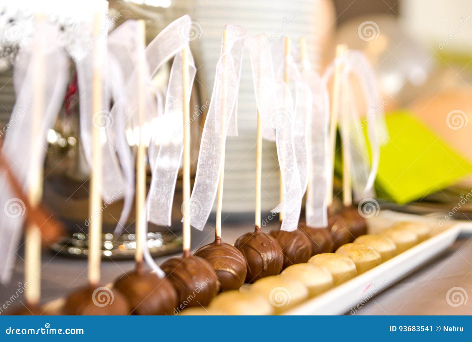 Assorted Sweets on Party Table Stock Image - Image of table ...