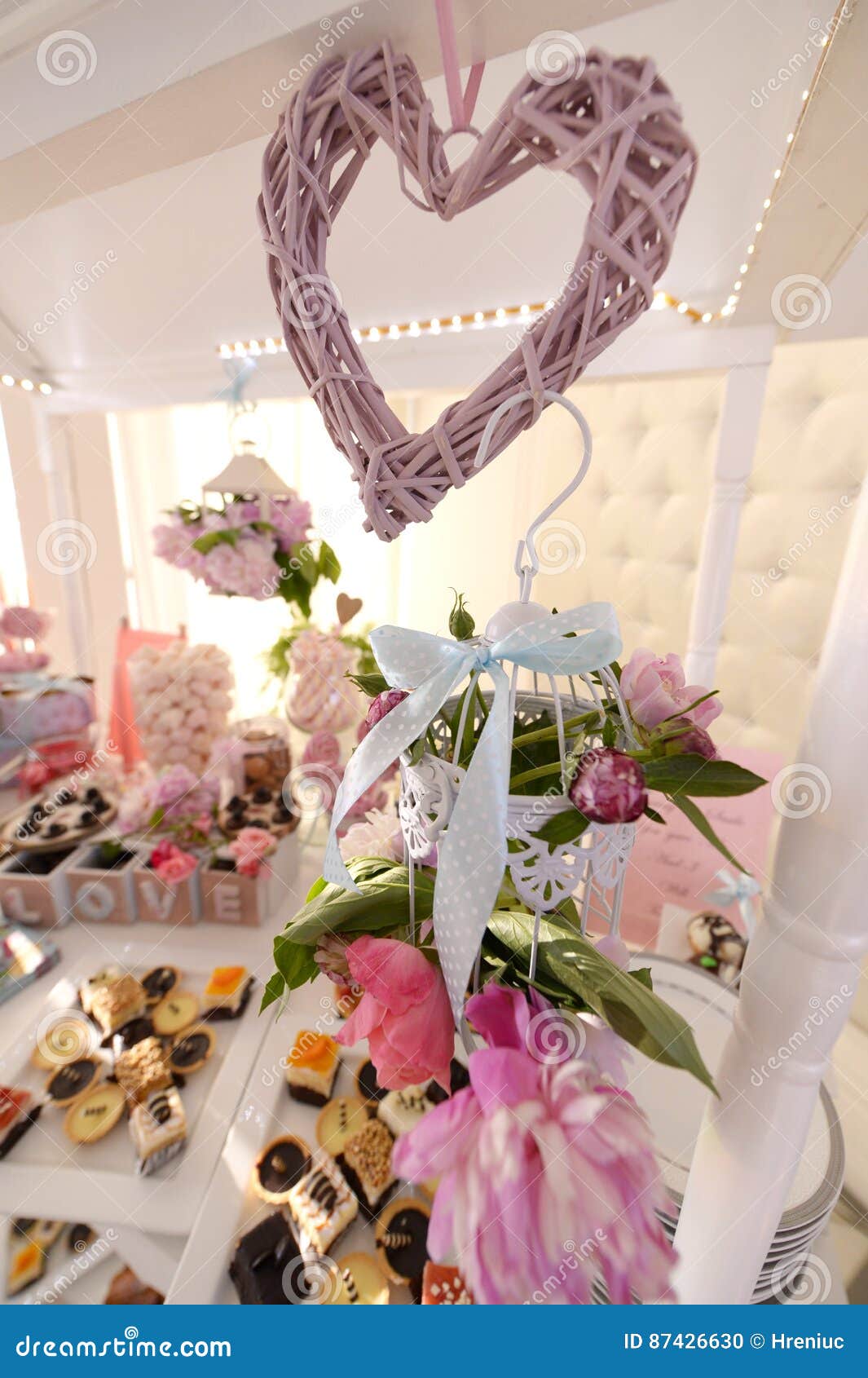 Assorted Sweets on the Table Stock Photo - Image of party, decorated ...