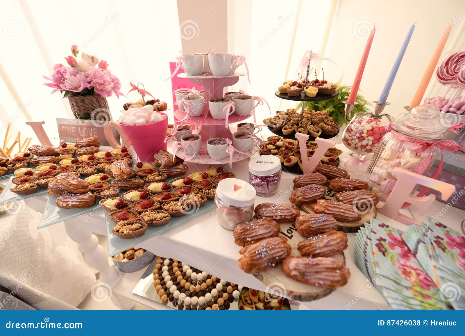 Assorted Sweets on the Table Stock Photo - Image of cupcake, delicious ...