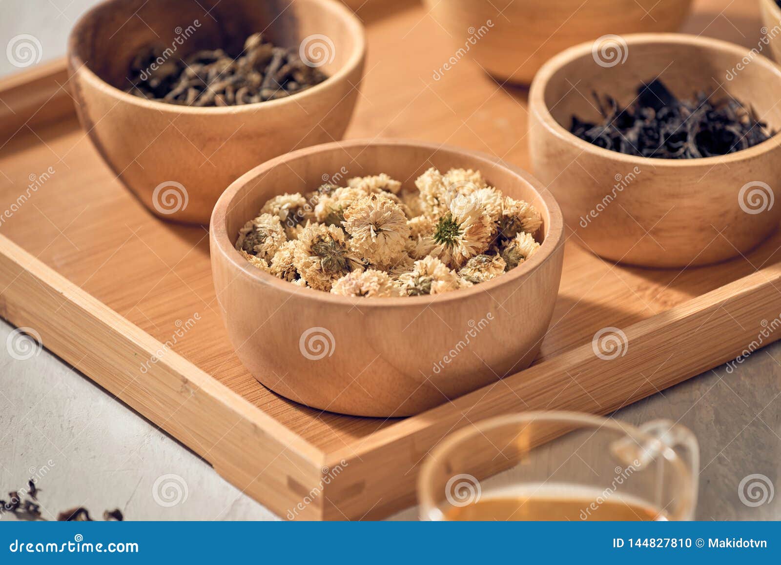 Assorted Tea of Beauty and the Health Stock Photo - Image of ...