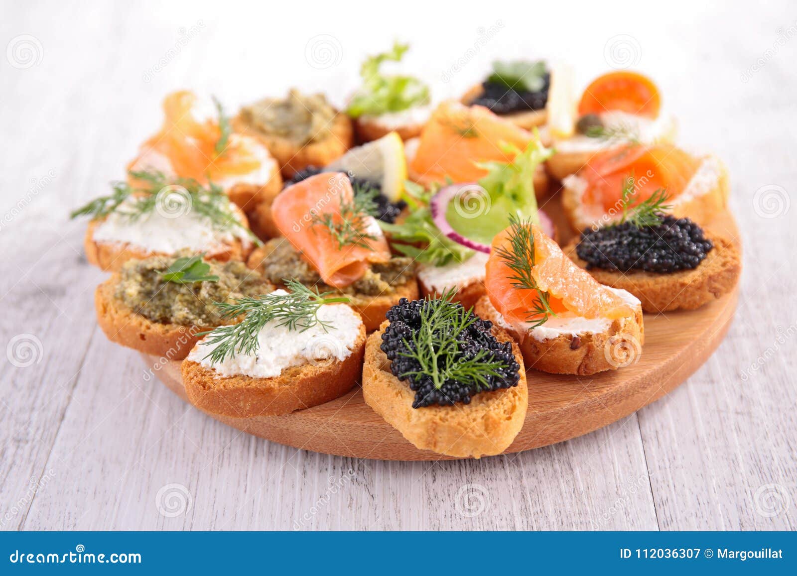 Assorted toast on board stock image. Image of eating - 112036307