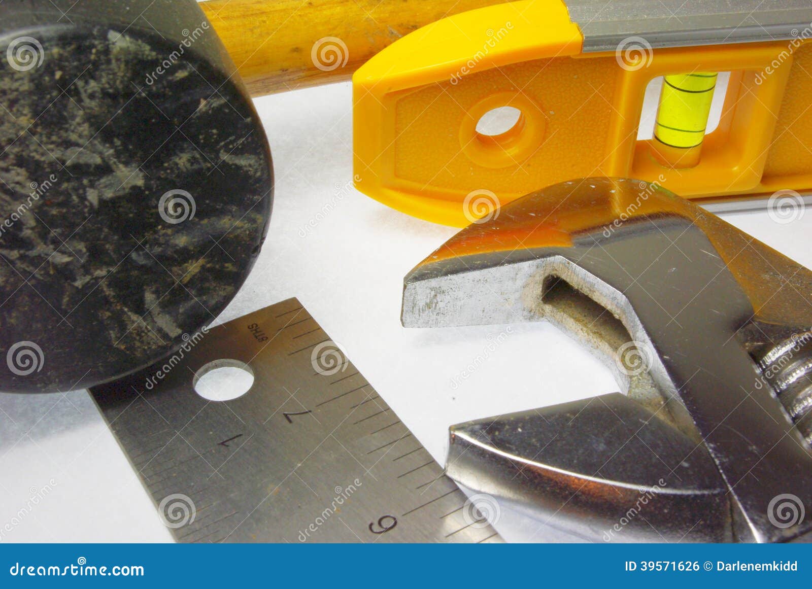 Assorted tools stock photo. Image of measuring, making - 39571626