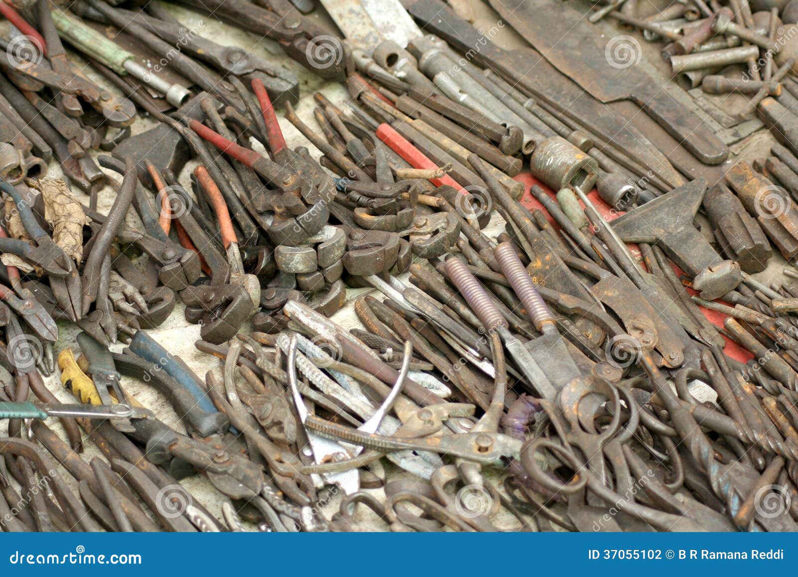Assorted tools stock photo. Image of industrial, pliers - 37055102