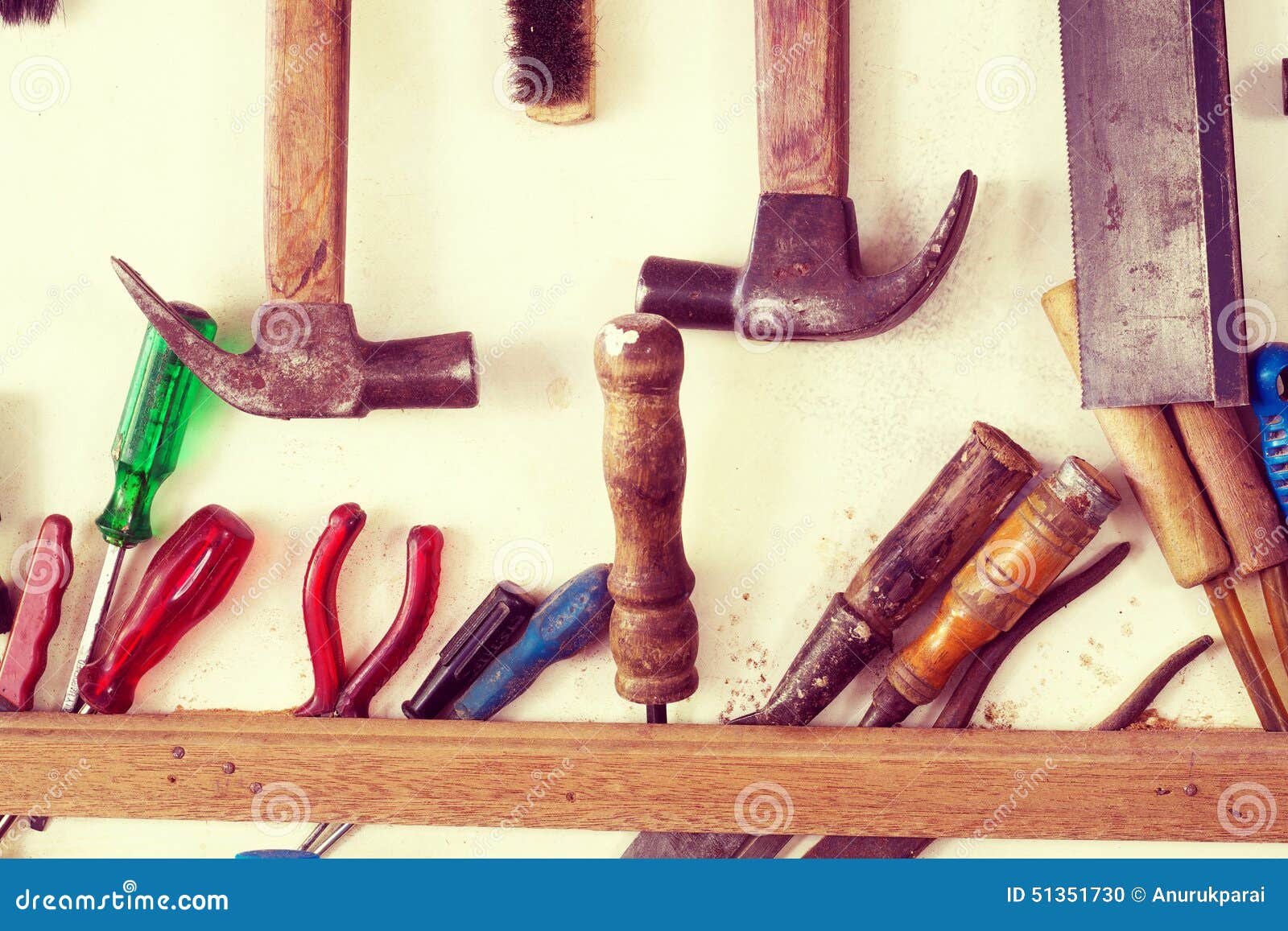 Assorted Tools for Wood Work Stock Photo - Image of wood, woodworking ...