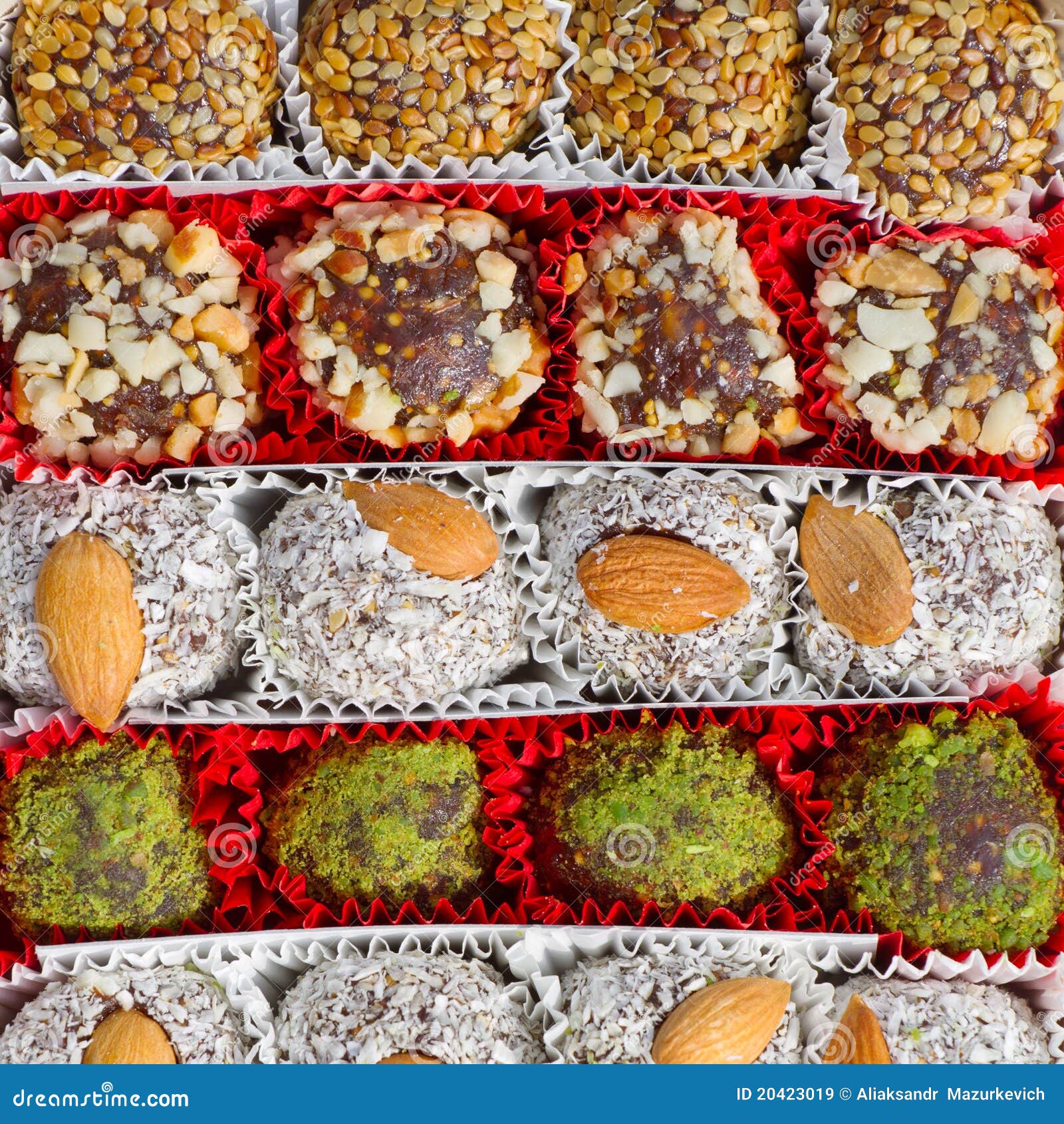 Assorted Turkish Delight Bars Stock Image - Image of exotic, egyptian ...