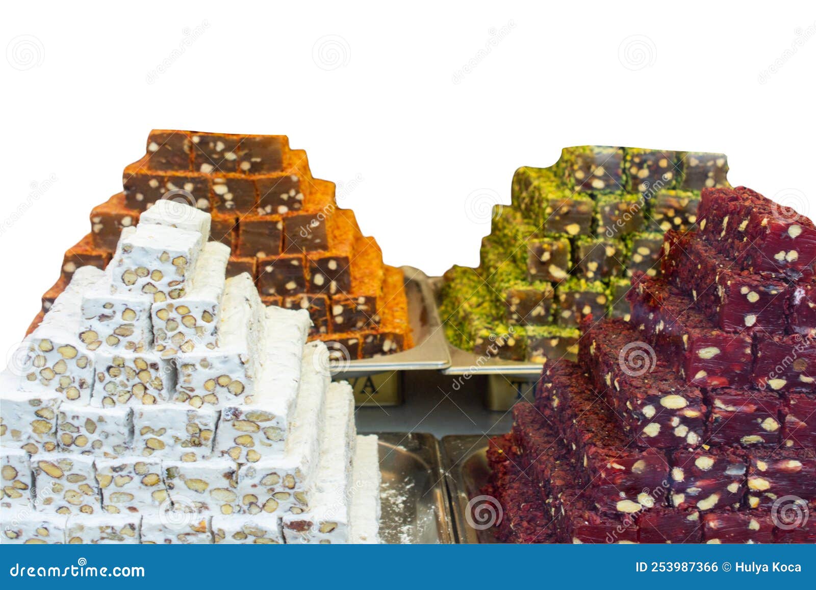 Assorted Turkish Delights Rahat Lokum Stock Photo - Image of rahat ...