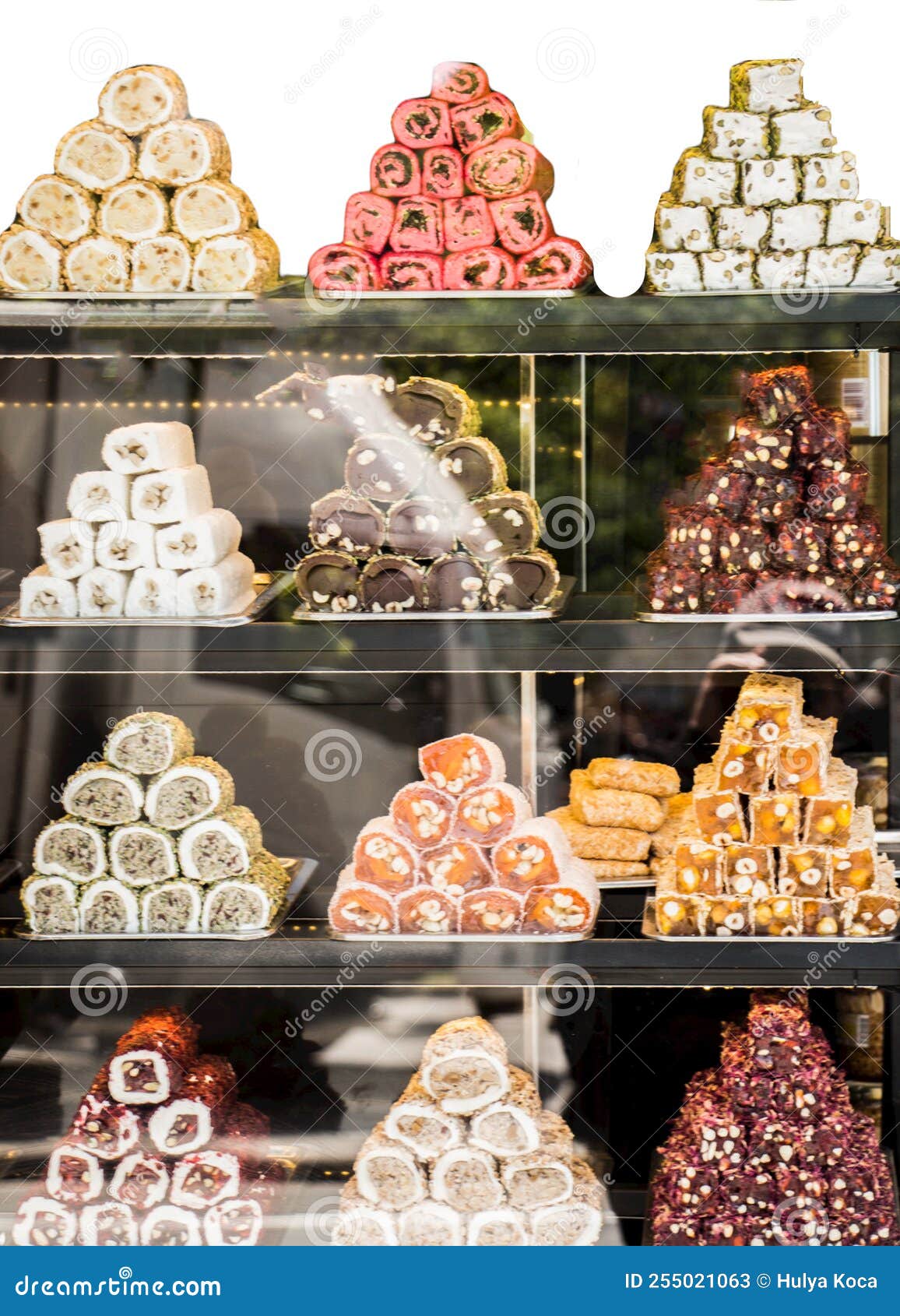 Assorted Turkish Delights Rahat Lokum Stock Image - Image of cooking ...