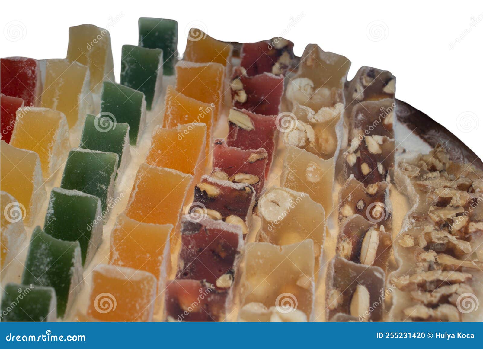 Assorted Turkish Delights Rahat Lokum Stock Photo - Image of ...