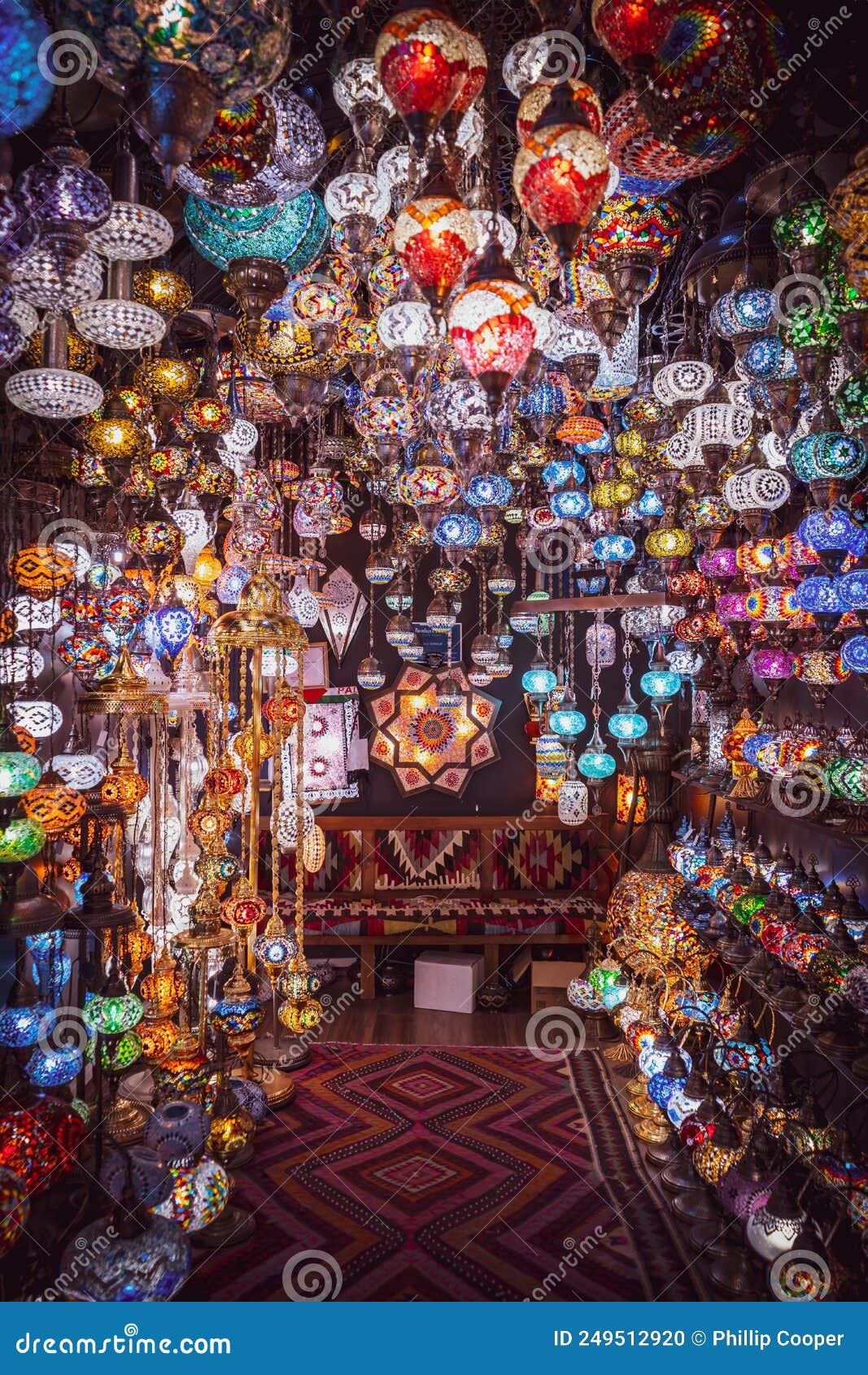 Assorted Turkish Lanterns on Display Stock Photo - Image of destination ...