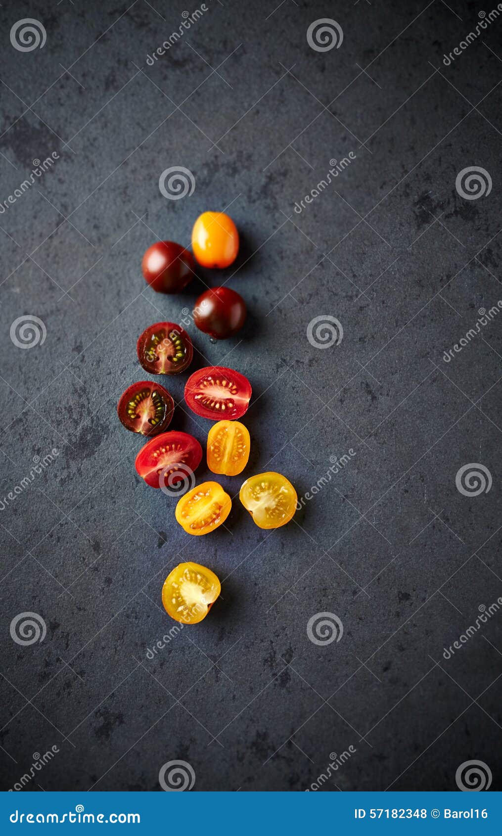 Assorted Varieties of Cherry Tomato Stock Photo - Image of background ...