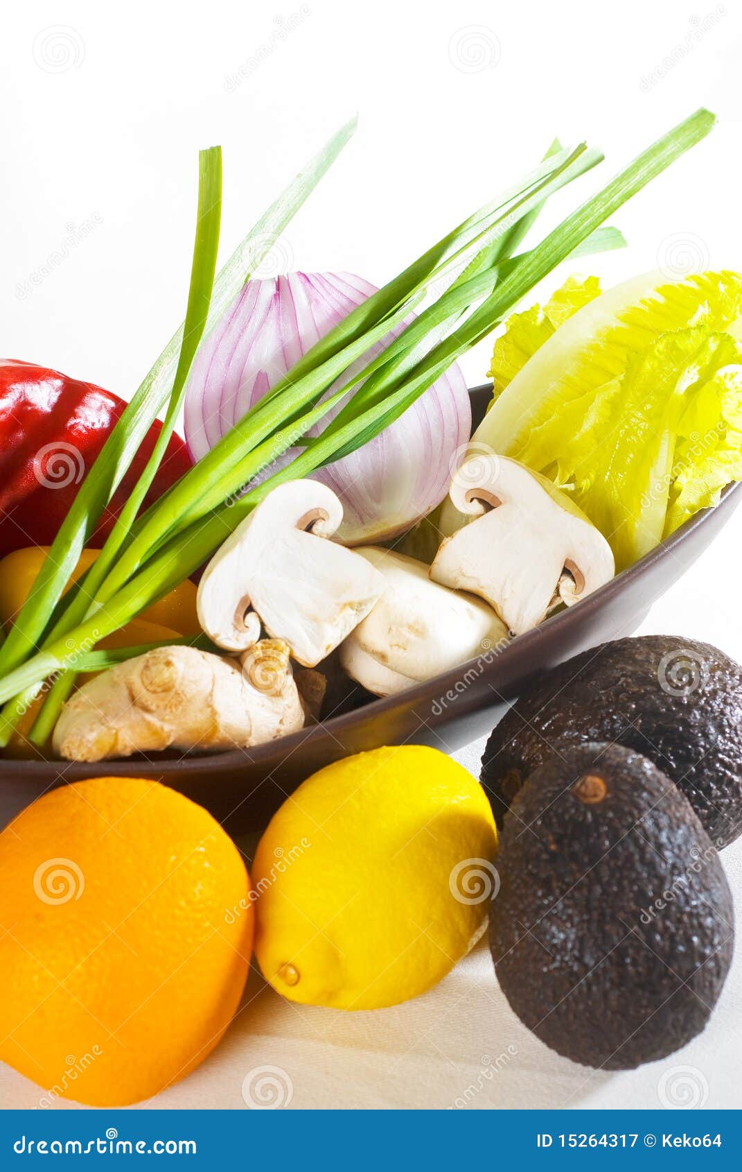 Assorted Vegetables and Fruits Stock Image - Image of paprika, orange ...