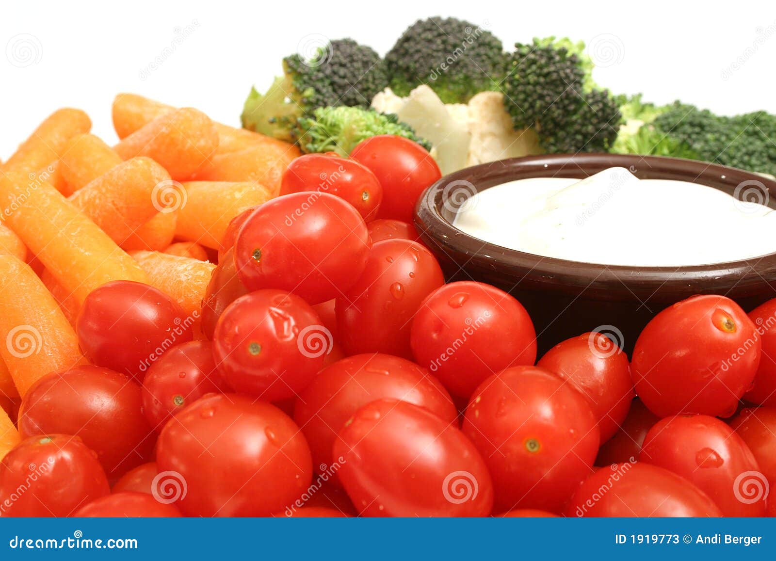 Assorted vegetables w/dip stock image. Image of produce - 1919773